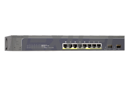 Switch NETGEAR GS510TPP ProSAFE® 8 x GbEthernet POE+ Smart, 2 x SFP ...