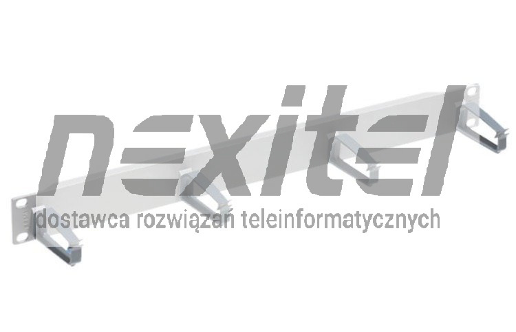 R&M SZARY ORGANIZER KABLOWY 70MM 19" 1U Z WIESZAKAMI PLASTIKOWYMI 70MM ...