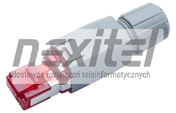 R&M Wtyczka FM45 Kat.6A AWG 22 do 26 IP20 568A / B obudowa z tworzywa ...