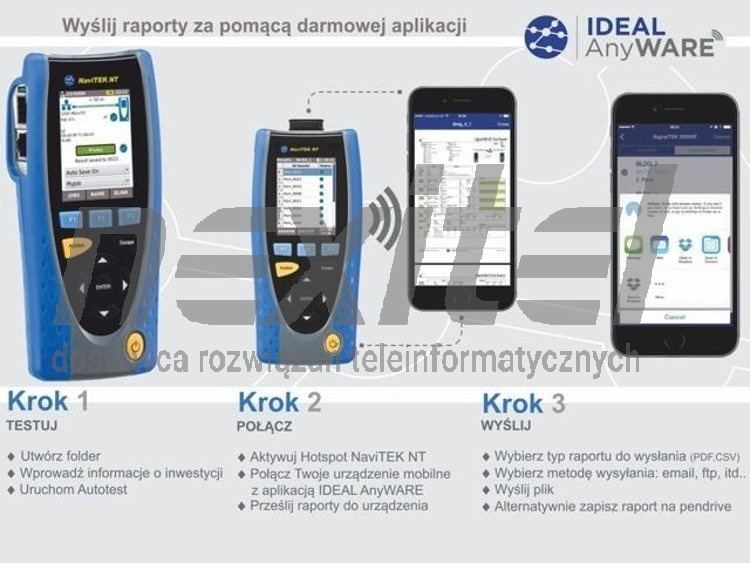 Tester sieci LAN NaviTEK NT Plus | Mierniki \ Teleinformatyczne ...